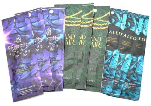 Designer Skin Eternity Grand Affair Revealed Tanning Sample Packet Bundle