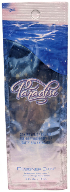 Designer Skin Paradise 21X Waves of Bronze Tanning Sample Packet .5 oz