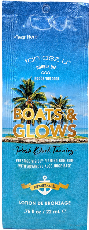 Tan Asz U Boats & Glows Posh Dark Tanning Sample Packet .75 oz