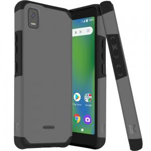 Cricket Debut Smart Metkase Original Case Charcoal Grey - WORLD CELLULAR