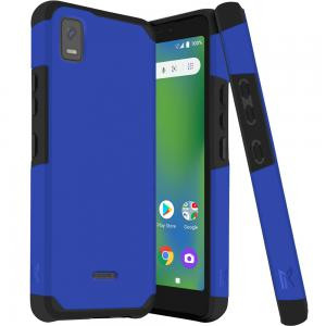 Cricket Debut Smart Metkase Original Case Classic Blue - WORLD CELLULAR