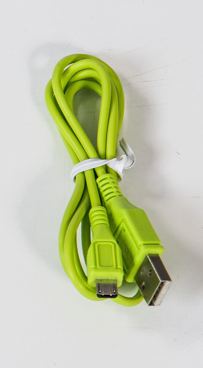 Micro Round USB Cable Green - WORLD CELLULAR