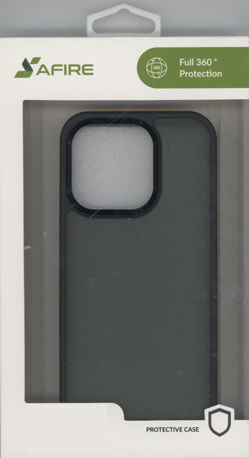 IP 15 Pro Max Acrylic Hybrid Black - WORLD CELLULAR