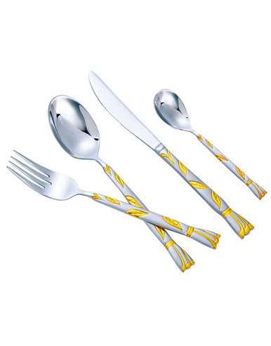 Arshia Cutlery Set 24pcs Gold & silver