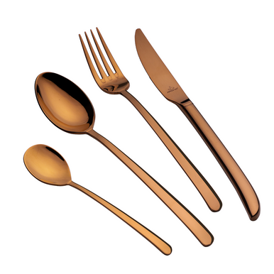 Arshia 95pcs Rose Gold Cutlery Set