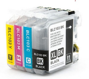 Brother LC103 Ink Cartridge High Yield - New compatible (1 set of 4 ...