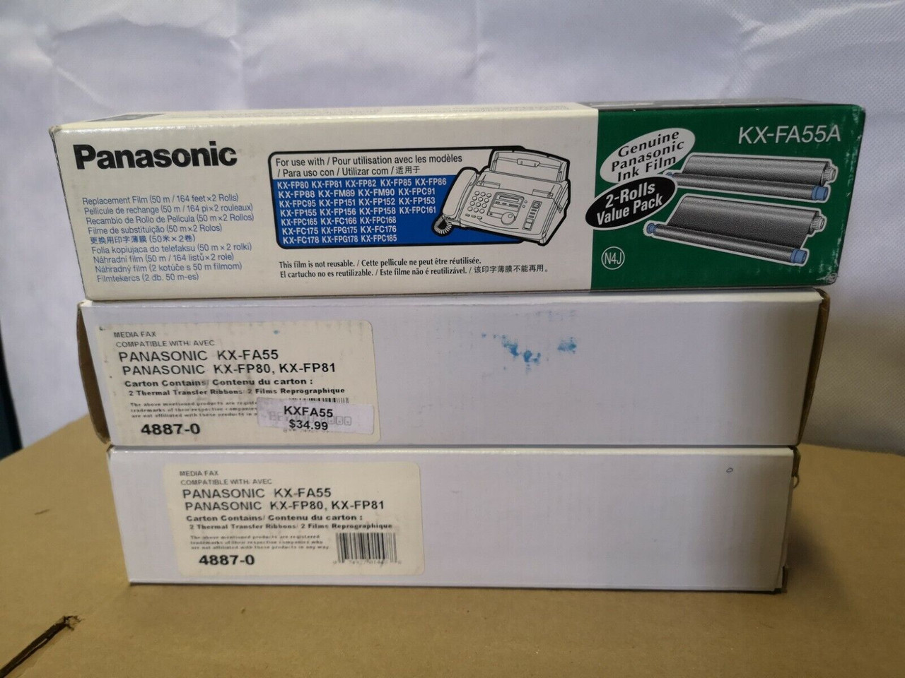 For Panasonic KX-FA55 Ink Film (3 PCs)