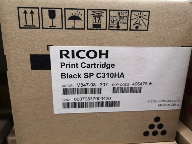 Original Ricoh 406475 Black Toner Cartridge For Sp C310ha - iTargeton - Keep Products Interesting!