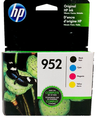 Original HP 952 BK/C/M/Y Ink Cartridge Combo Set (F6U15AN, N9K27AN)