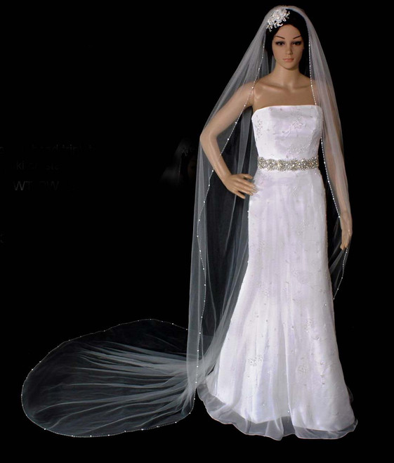 1st Class Bridal | FC Bridal 108 Inches - Dashed Bugle-Round-Bugle Bead ...