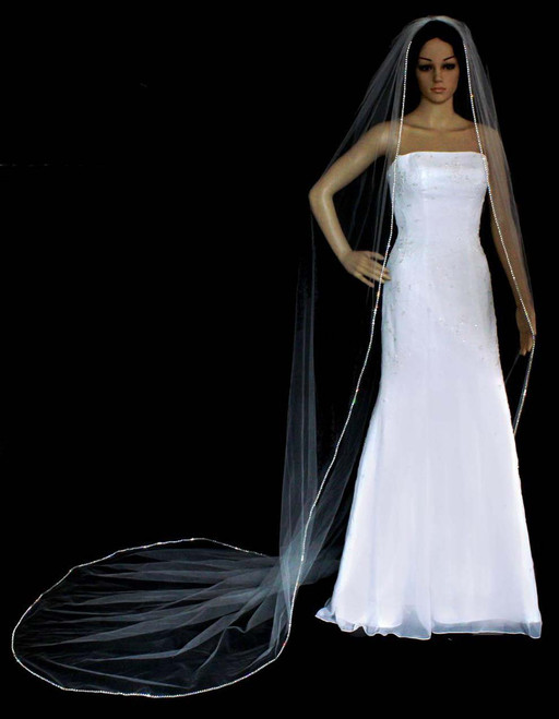 1st Class Bridal | FC Bridal 108 Inches - Large Swarovski Rhinestone ...