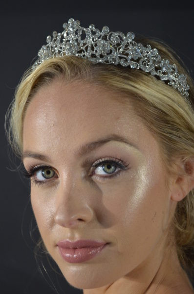 Ansonia Style 8796 Rhinestone embellished tiara| Bridal Crowns, Bridal ...