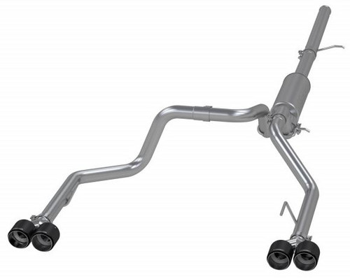 MBRP S50043CF 3" Cat-Back 2.5" Dual Split Rear, 2019-2022 Chevrolet/GMC ...
