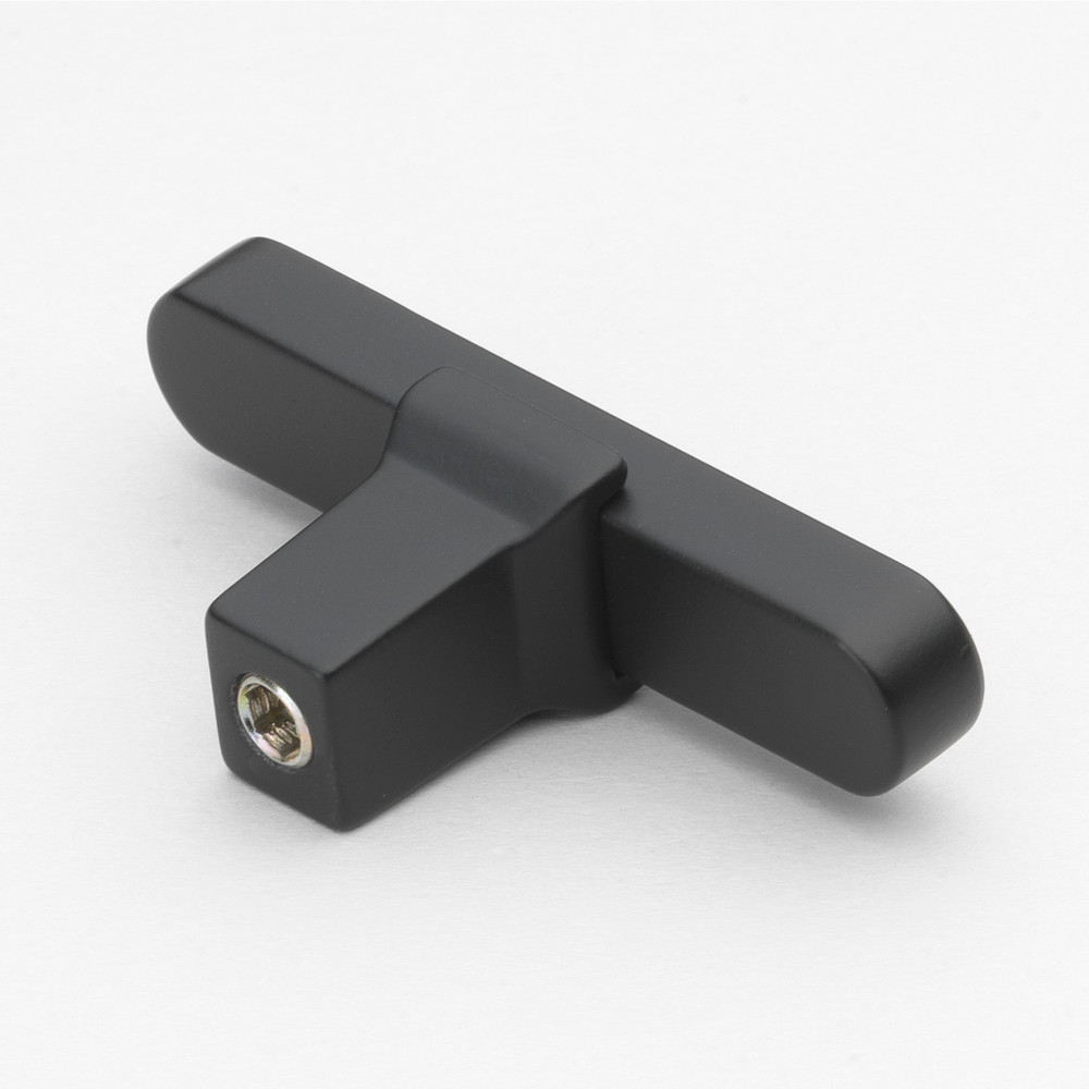 2-1/4" Solid Flat Drawer Cabinet T Knob, 4842-T - GlideRite Hardware