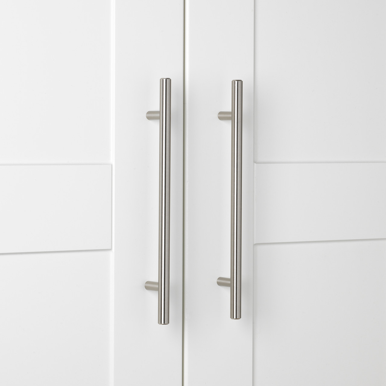 7 Inch Center to Center Solid Steel Modern Cabinet Hardware Handle ...