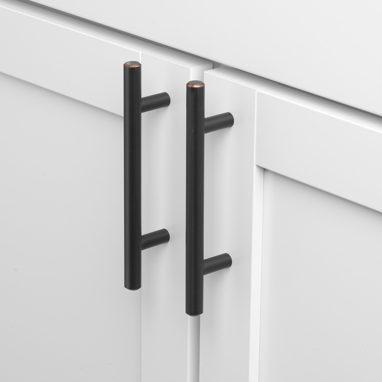 3-3/4 in. Center to Center Oil Rubbed Bronze Traditional Bar Pull ...