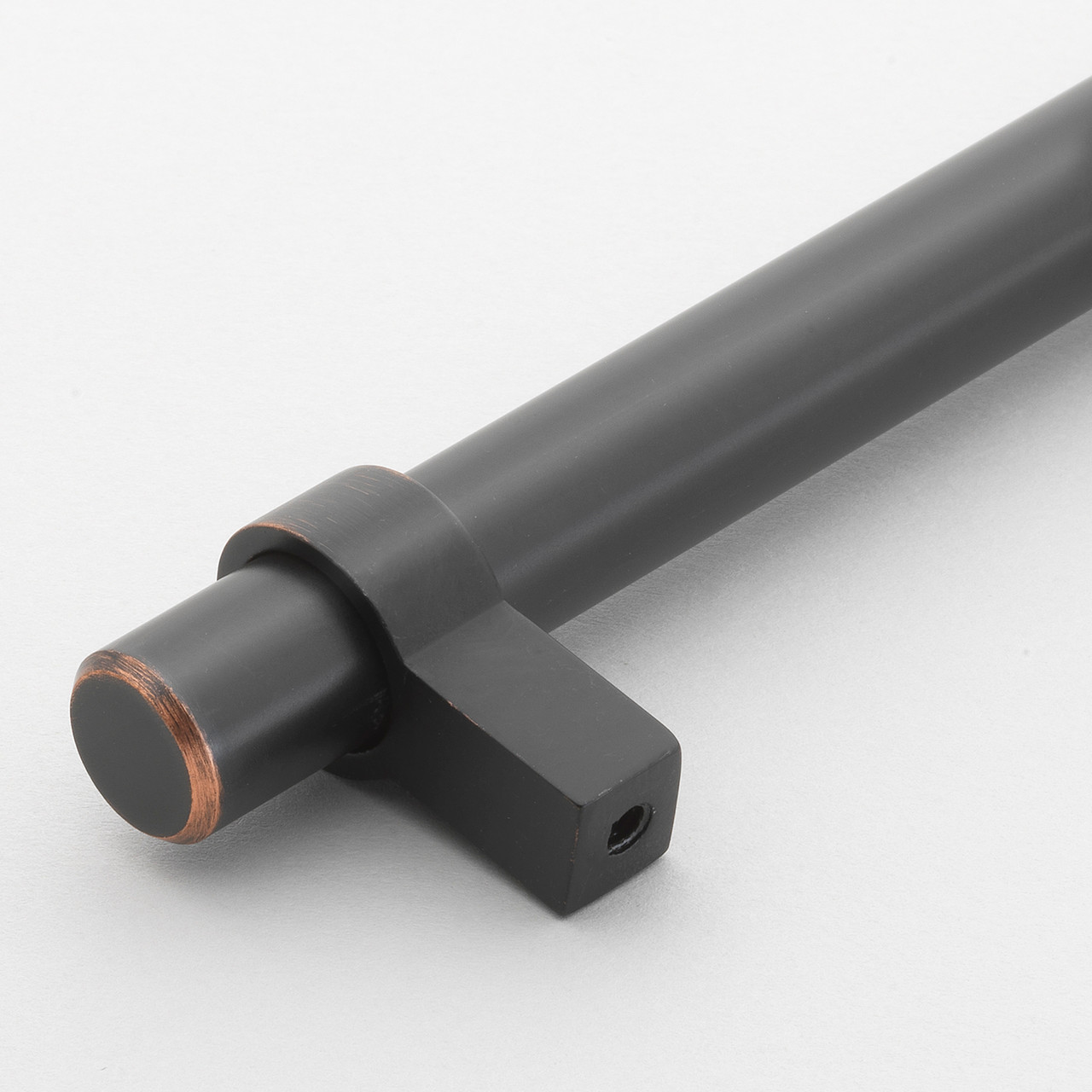 3-3/4 in. Center to Center Oil Rubbed Bronze Solid Steel Bar Pull ...
