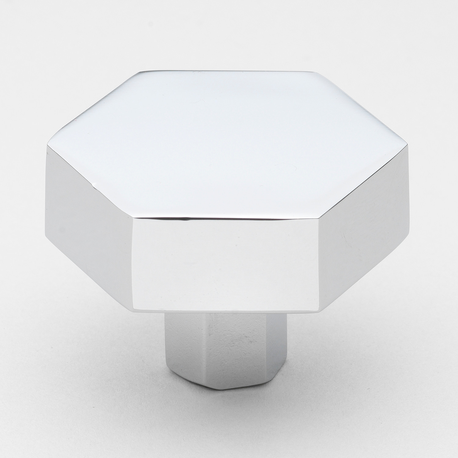 1-1/2 Inch Solid Hexagon Cabinet Knob - 5824 - GlideRite Hardware