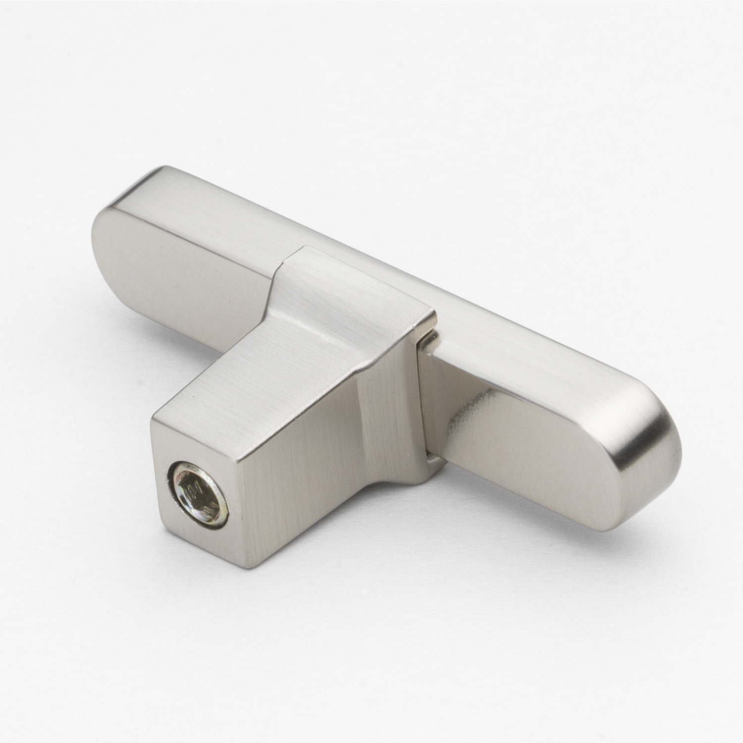 2-1/4" Solid Flat Drawer Cabinet T Knob, 4842-T - GlideRite Hardware