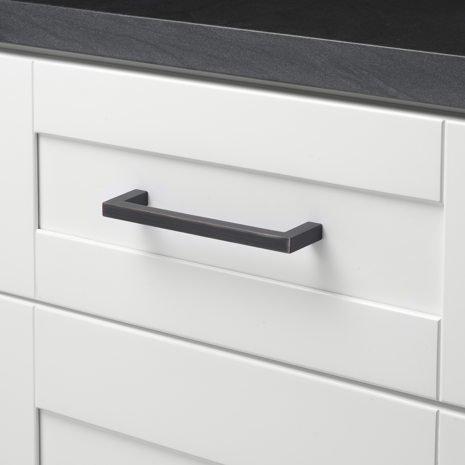 3-3/4 in. Center-To-Center Solid Square Bar Pull - 87226-ORB ...