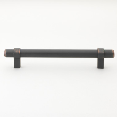 5-1/16 in. Center to Center Oil Rubbed Bronze Solid Steel Bar Pull ...