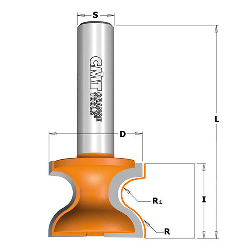 CMT Window Sill Router Bit | Ernie's Tools