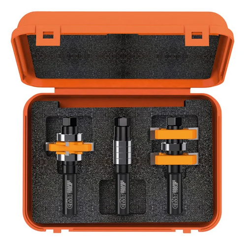 CMT Adjustable Tongue & Groove Router Bit Set | Ernie's Tools