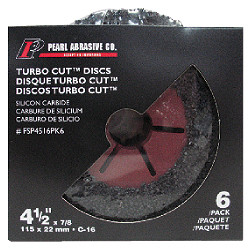4-1/2 x 7/8 SC Turbo Cut™ Discs for Concrete and Stone, C16, 6/Pack ...