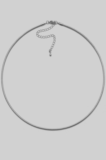 Omega Texture Choker Necklace - Girly Accessories