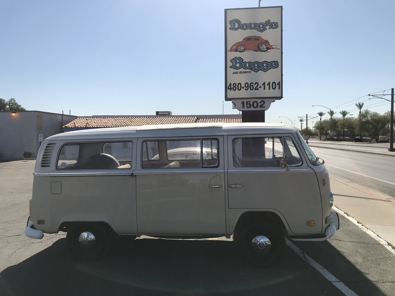 68-79 VW Bus 46"x48" Sliding Ragtop Folding Sunroof Kit - Legacy Products