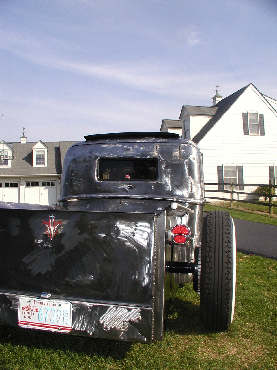 Rat Rod (Ratrod) Truck Sliding Ragtop 40"x25" - Legacy Products