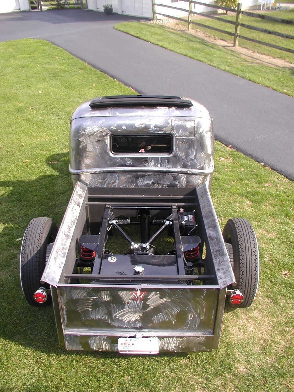 Rat Rod (Ratrod) Truck Sliding Ragtop 40"x25" - Legacy Products