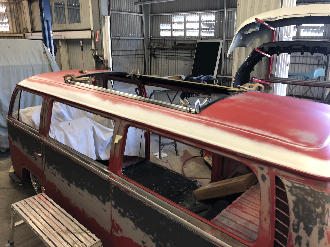 68-79 VW Bus 44"x72" Early Size Sliding Ragtop - Legacy Products