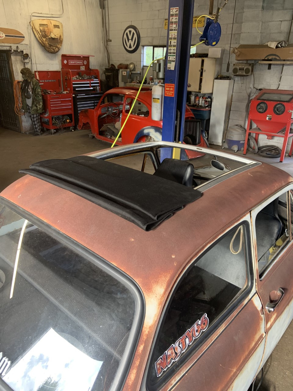 Volkswagen Type III Notchback Sliding Ragtop Kit - Legacy Products