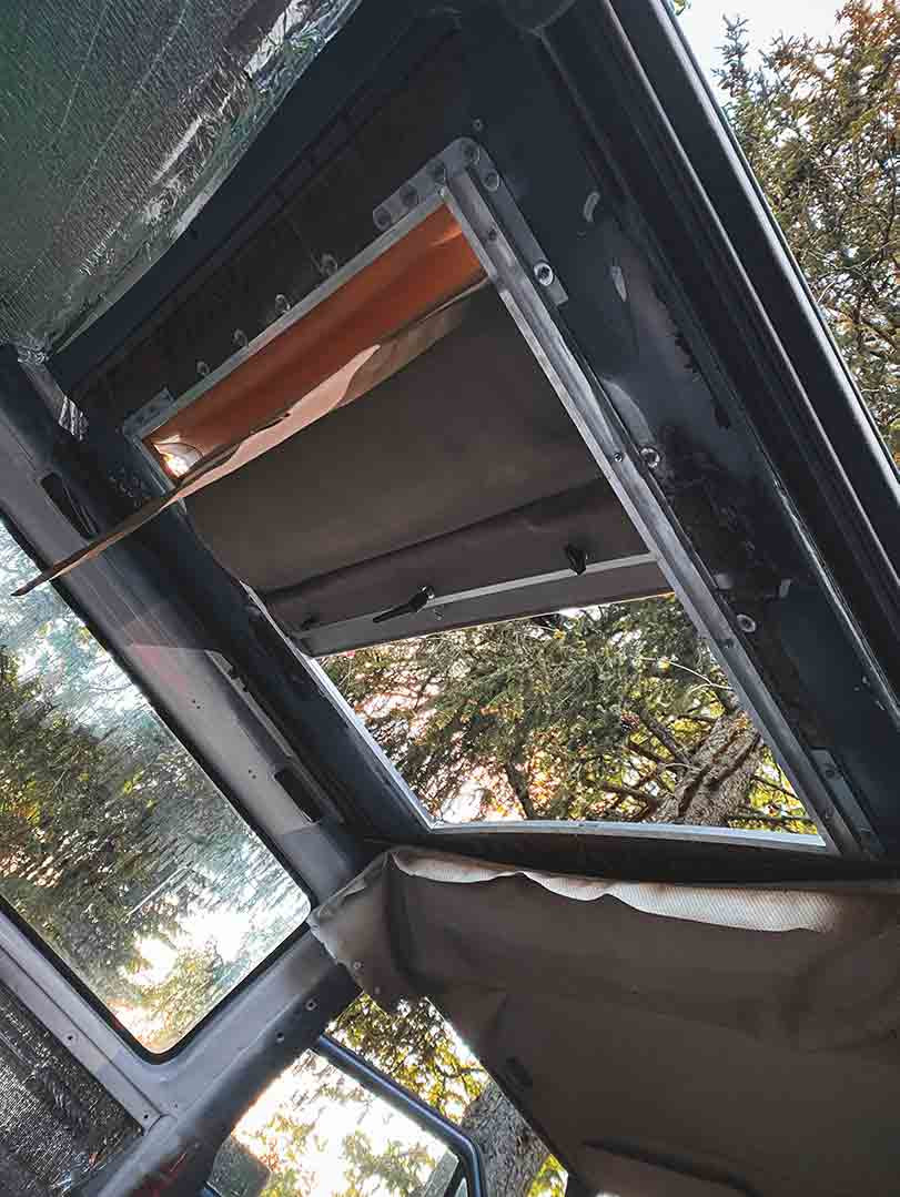 1979-2002 VW T2/T3 Vanagon 40" x 40" Sliding Ragtop Folding Sunroof Kit ...