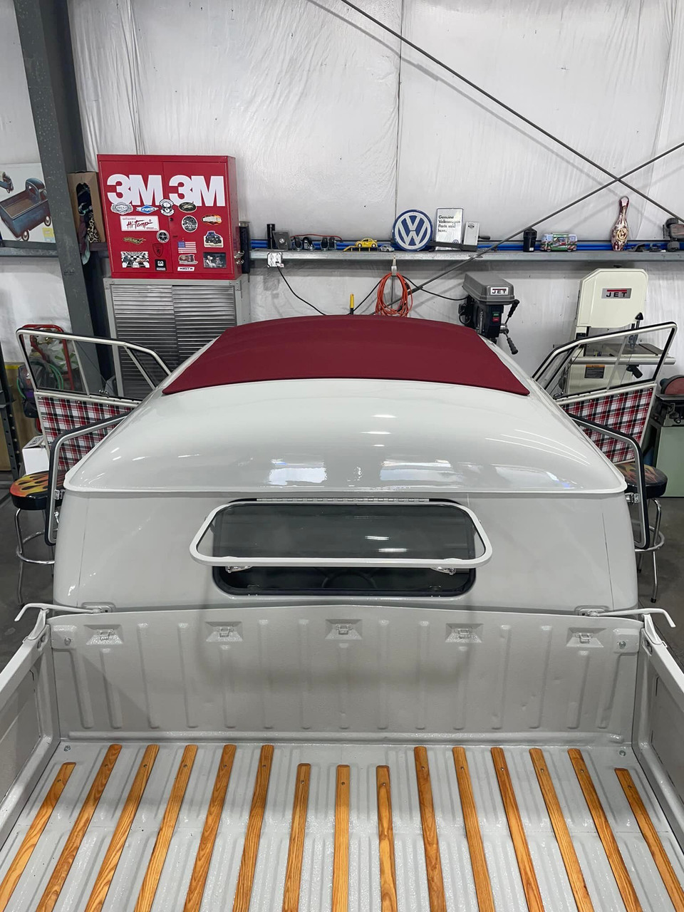 1950-1967 VW Bus Double Cab 42"x44" Sliding Ragtop - Legacy Products