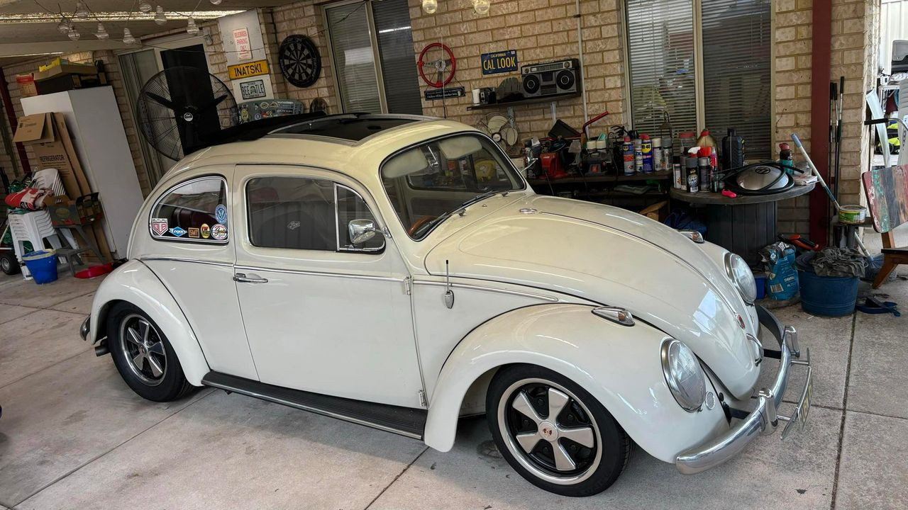 VW Beetle 35" x 40" Sliding Ragtop Folding Sunroof Kit (New Style ...