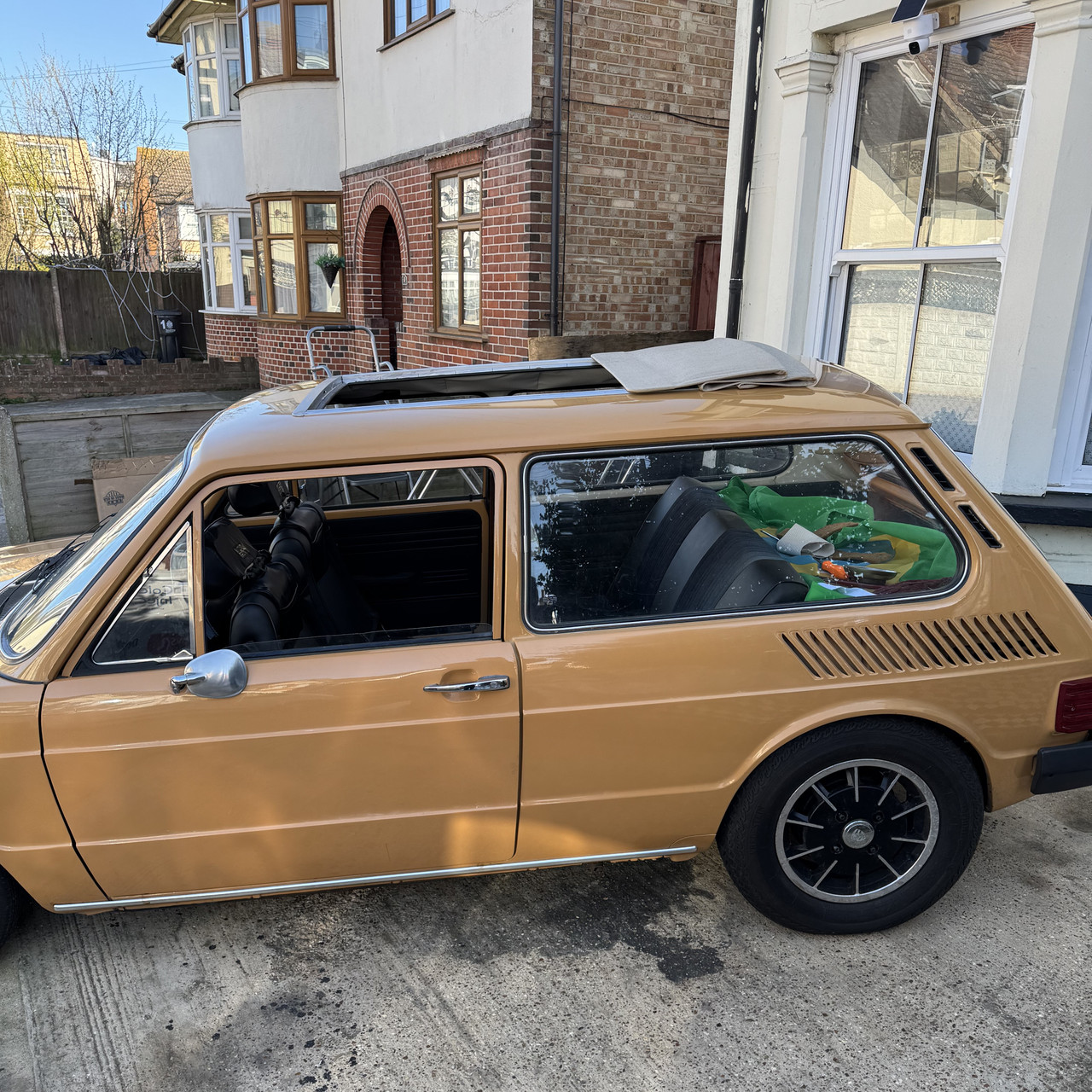 VW Brazilia 35" x 45" Sliding Ragtop Sunroof Kit - Legacy Products