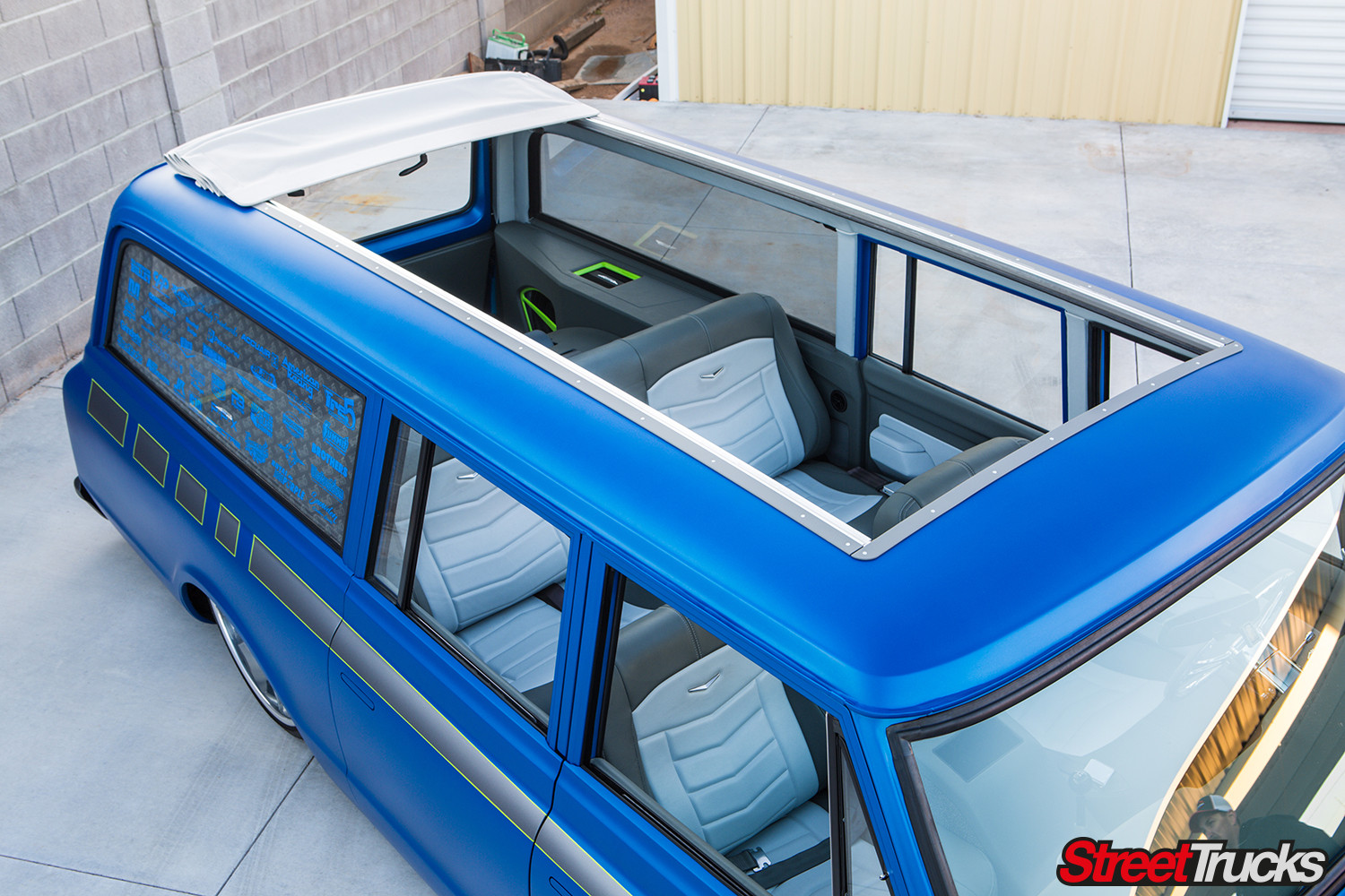2007-2013 Chevy & GMC Crew Cab Truck Sliding Ragtop Kit - Legacy Products
