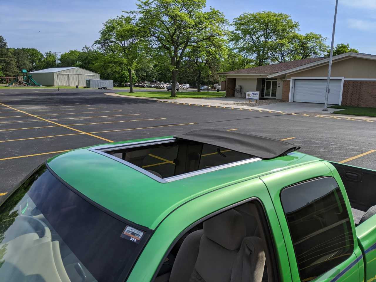 2007-2013 Chevy & GMC Crew Cab Truck Sliding Ragtop Kit - Legacy Products