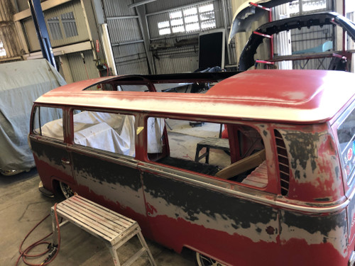 68-79 VW Bus 46"x72" Early Size Sliding Ragtop (Fits Sunroof Bus ...