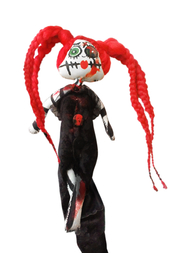 Red Head Zombie Doll - DOLLY DAMES