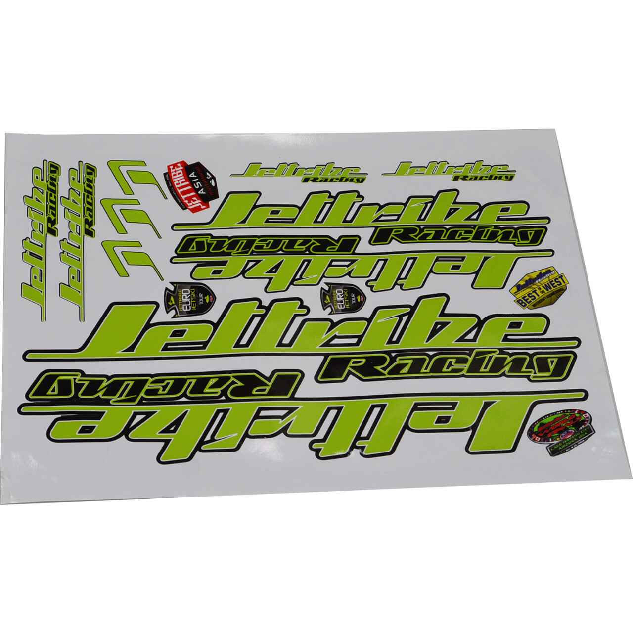 Decals - 12 X 18 - Green PWC Jetski Ride & Race Accessories