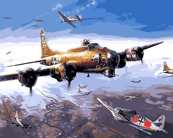 Paint by Numbers 40x50cm - Jet Fighters