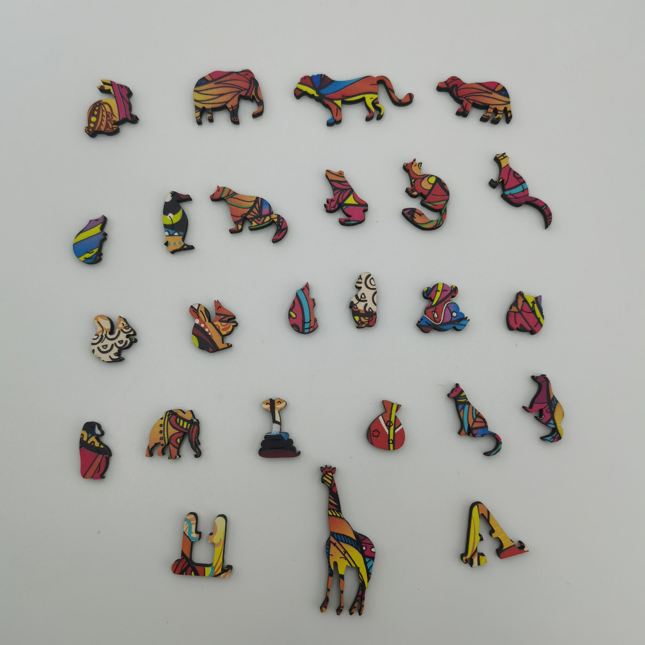 Wooden Jigsaw Puzzle - Mysterious Lion - ArtistIsU