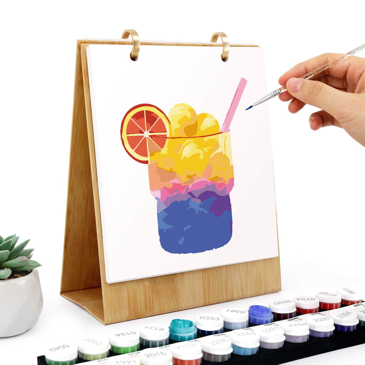 Paint by Numbers - 2026 Calendar - Colourful Cocktails Collection 1