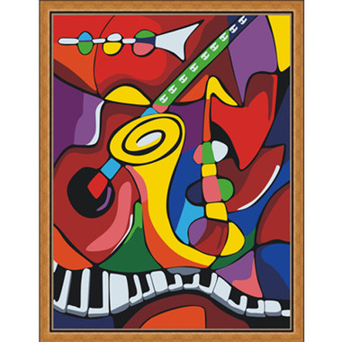 Painting by Numbers 30x40cm - Musical Instruments