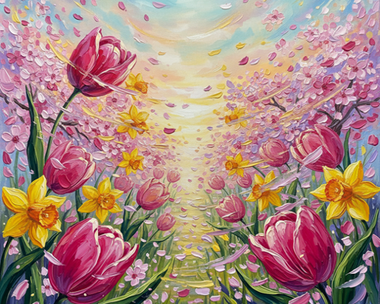 Paint by Numbers - 40x50cm - Made to Order - Bloom in Spring