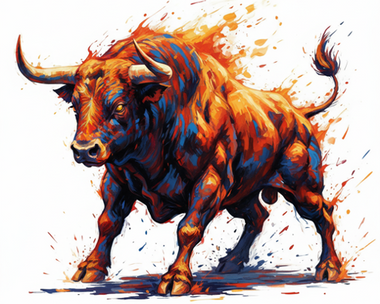 Paint by Numbers - 40x50cm - Made to Order - Inferno Bull