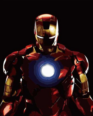 Paint by Numbers - 40x50cm - Made to Order - Super Hero Iron Man
